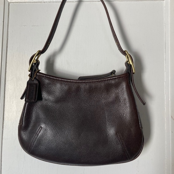 Coach | Bags | Coach 921 Brown Leather Handbag 1 X 75 | Poshmark